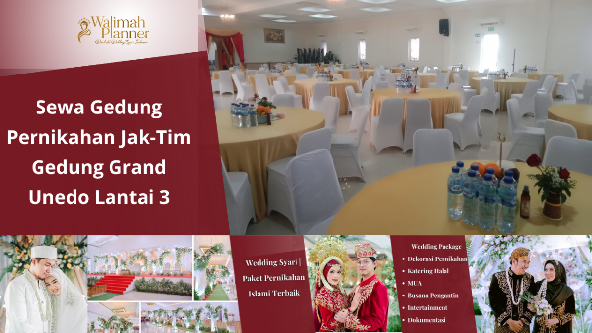 Sewa Gedung Pernikahan Jakarta Timur Gedung Grand Unedo Lantai 3 ...